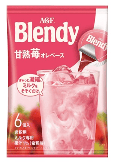 Wholesale AGF Blendy Portion Concentrated Strawberry 6Pcs (120g) - Chens Enterprise Corporation